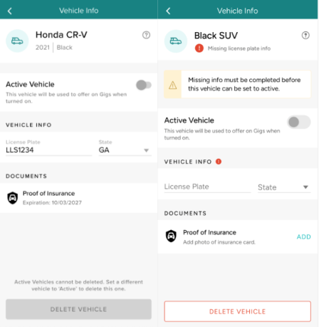 Uploading Vehicle Info & Adding Multiple Vehicles to Your Driver Profile